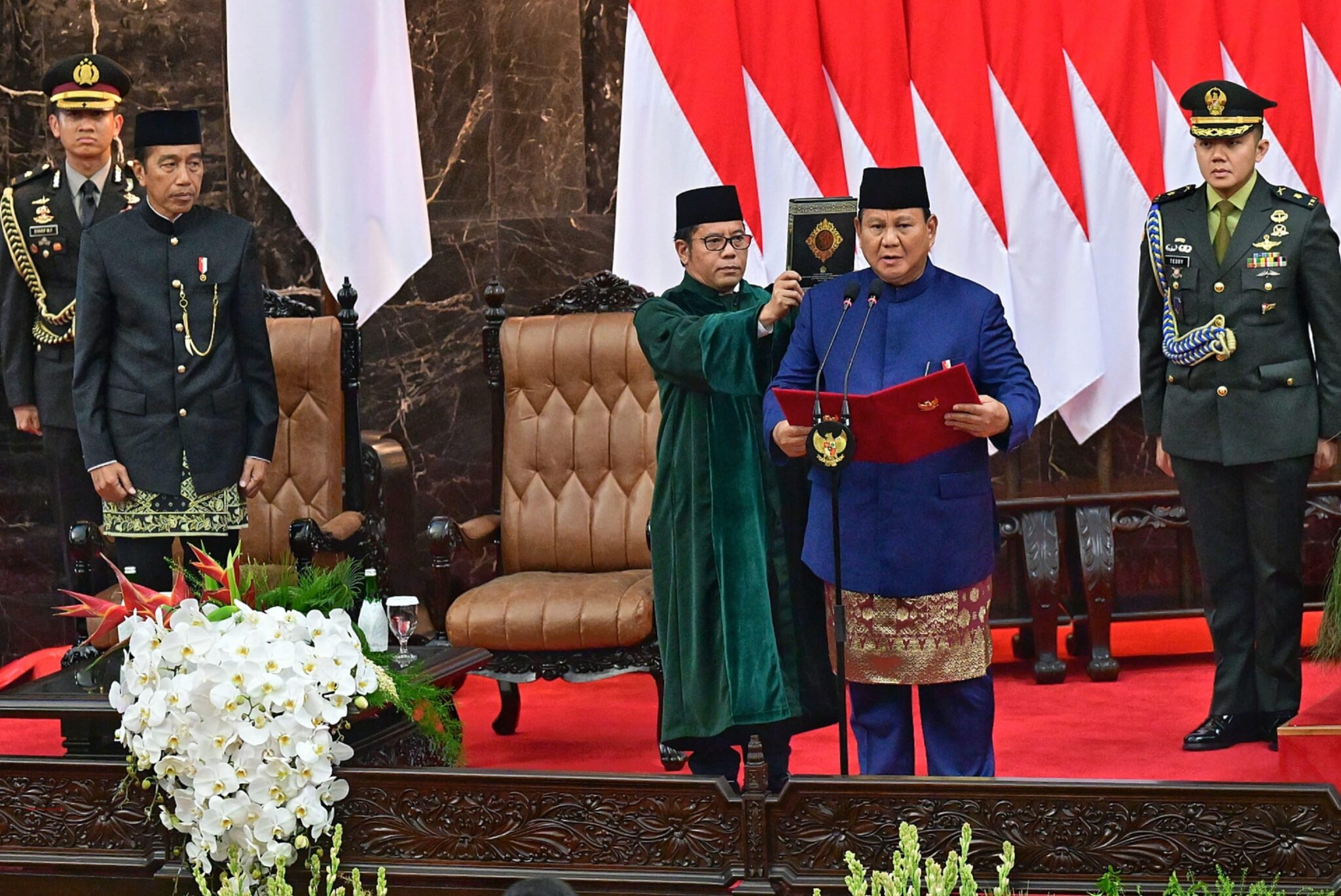 Prabowo Subianto and Gibran Rakabuming Officially Inaugurated as ...